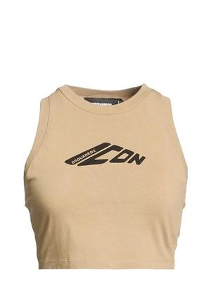 Dsquared2 Icon Top Size Cotton - Khaki