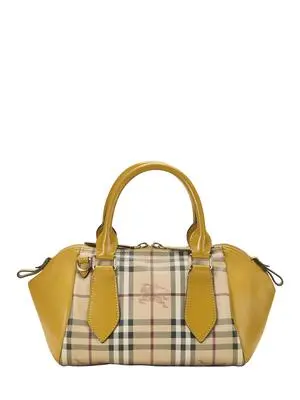 Burberry Burberry Haymarket Check Blaze Tote Beige