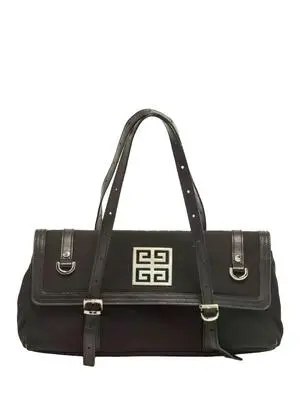 GIVENCHY Givenchy Greca Leather Shoulder Bag