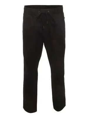 Dolce & Gabbana Logo Plaque Drawstring Trousers - Black