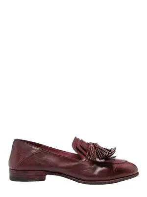 PAUL SILENCE Loafers With Tassel And Fringe Detail - Red