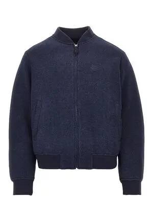 Etro Jersey Jacket With Jacquard Arnica Motif - Blue