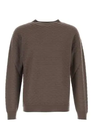 Giorgio Armani 100% Virgin Wool Sweater - Brown