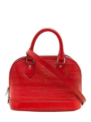 LOUIS VUITTON Alma Nano Epi Tote Bag - Red