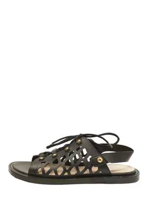 Dior D-trap Cut-out Sandals - Black