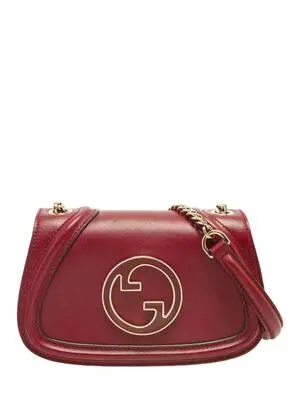 Gucci Blondie Chain Crossbody Bag - Red