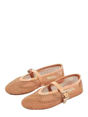 Alaïa Alaïa Buckle-Fastening Ballet Flats Neutrals