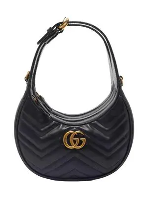 Gucci Gg Marmont Matelassé Shoulder Bag - Black