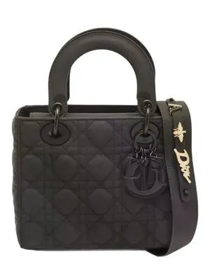 Dior Lady My Abcdior Cannage Tote Bag - Black