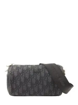 Dior Christian Dior Roller Oblique Cross Body Bag Black