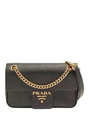 PRADA Prada Pattina Flap Crossbody Bag