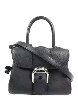 Delvaux Leather Mini Bag - Black