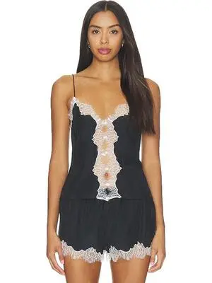 L'academie Rhea Cami Top - Black
