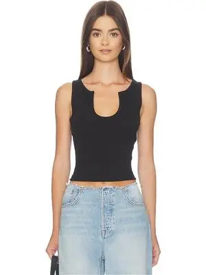 GRLFRND GRLFRND Deep U-Neck Tank Black