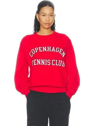 DEPARTURE Copenhagen Tennis Club Sweatshirt - Red