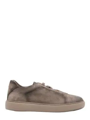 Officine Creative Officine Creative Suede Lace-Up Sneakers Gray