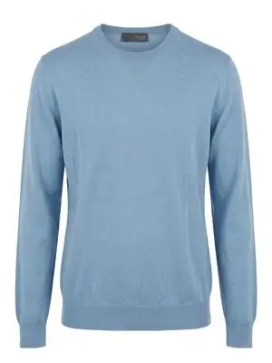 DRUMOHR Long-sleeved Sweater - Blue