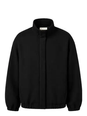 Dries Van Noten Dries Van Noten Long Sleeve Jacket With Elastic Hem Black