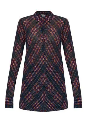 Dries Van Noten Dries Van Noten Fitted Lurex Shirt Multi-color