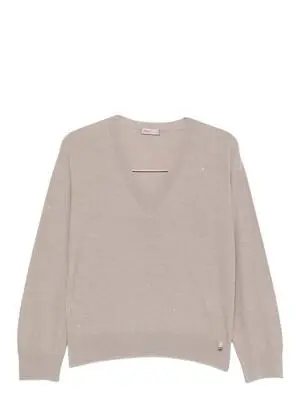 Herno Long-sleeved Sweater - Nude