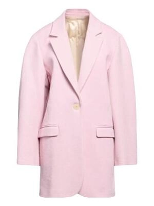 Isabel Marant Étoile Solid Color Woolen Coat - Pink