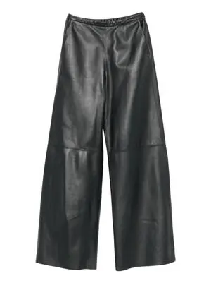 FORTE_FORTE Forte Forte Wide-Leg Leather Trousers