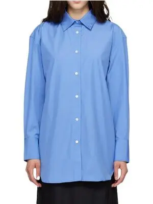 ANINE BING Plaza Shirt - Blue