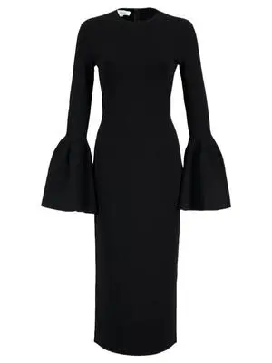 STELLA MCCARTNEY Stella McCartney Knit Midi Dress With Flared Sleeves