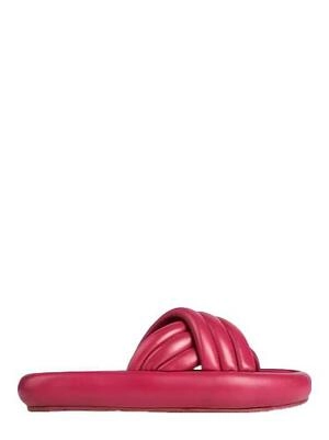 Isabel Marant Étoile Isabel Marant Padded Strappy Round Toe Flat Sandals Red