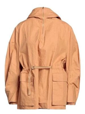 JACQUEMUS Jacquemus Long Sleeve Hooded Trench Coat