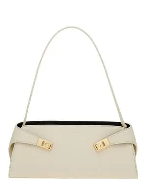 FERRAGAMO Hug East-West Shoulder Bag Mascarpone