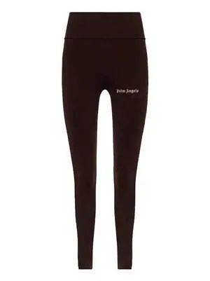 Palm Angels Elastic-waist Leggings - Brown