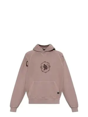 Palm Angels Long Sleeve Hooded Sweatshirt - Pink