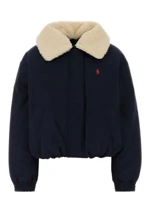 Polo Ralph Lauren Logo Embroidered Water-resistant Down Puffer Jacket - Blue