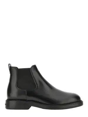HOGAN Hogan Round Toe Slip-On Chelsea Boots