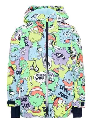 BILLIEBLUSH Long-sleeve Jacket With All-over Graphic Print - Multicolor