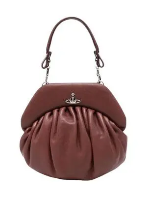 VIVIENNE WESTWOOD Brooke Leather Clutch Bag - Red
