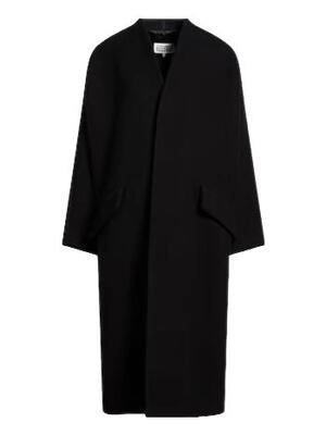 MAISON MARGIELA Single-breasted Overcoat - Black