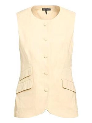 Rag & Bone Sleeveless Button-front Outerwear - No