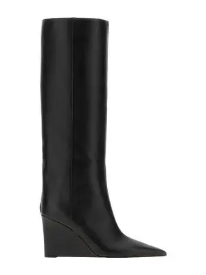 JIMMY CHOO Leather Blake Boots - Black