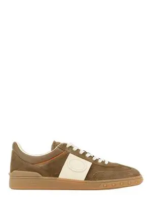 Valentino Garavani Valentino Garavani Cappuccino Suede Upvillage Sneakers Brown