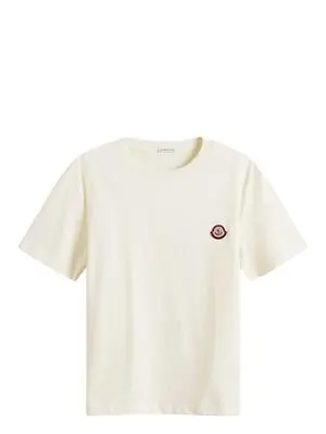 Moncler Cotton Logo T-shirt White