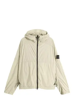 Stone Island Ultralight Nylon Stretch-tc Hooded Jacket - Sand