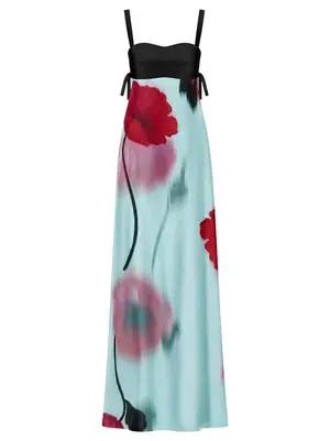 REDONDO BRAND Camellia Maxi Dress - Blue