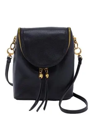 Hobo Fern Duo Leather Crossbody Bag - Black