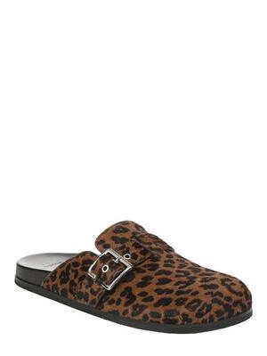 VINCE Vince Genuine Calf Hair Loafer Mule With Buckle