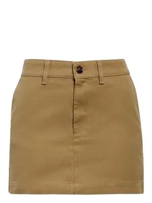 Balenciaga Cotton Canvas Mini Skirt - 9501 Beige