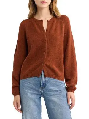 DÔEN Peroline Cashmere Cardigan - Ember