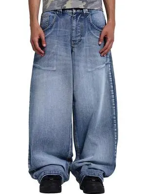 JADED LONDON Airtex Appliqué Colossus Jeans - Denim