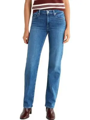 PAIGE PAIGE Mason Mid Rise Ankle Straight Leg Jeans